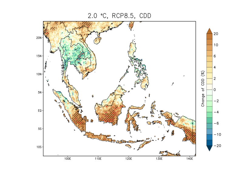 Future changes in annual precipitation extremes over Southeast Asia ...