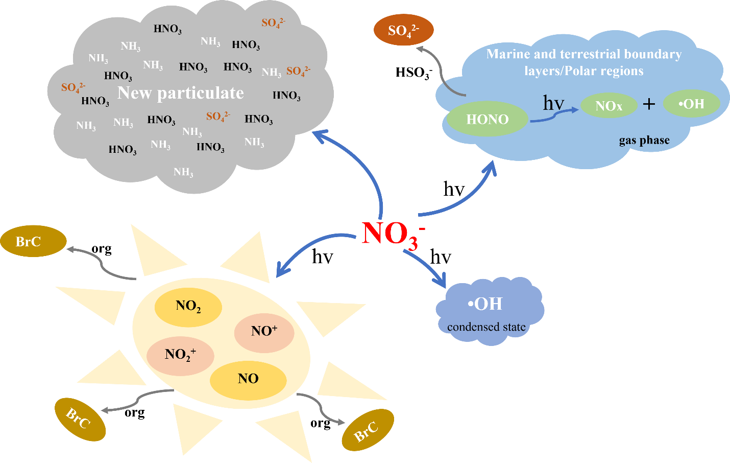 Formation mechanism and source apportionment of nitrate in atmospheric ...