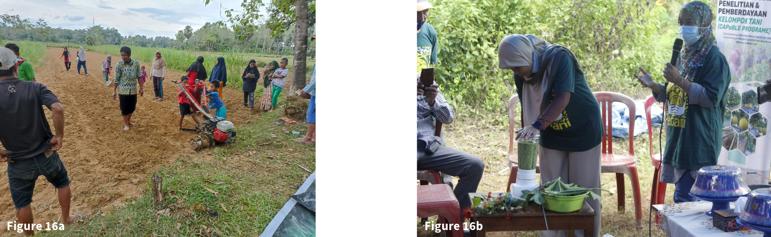 Capacity development of farmer group in using affordable micro ...