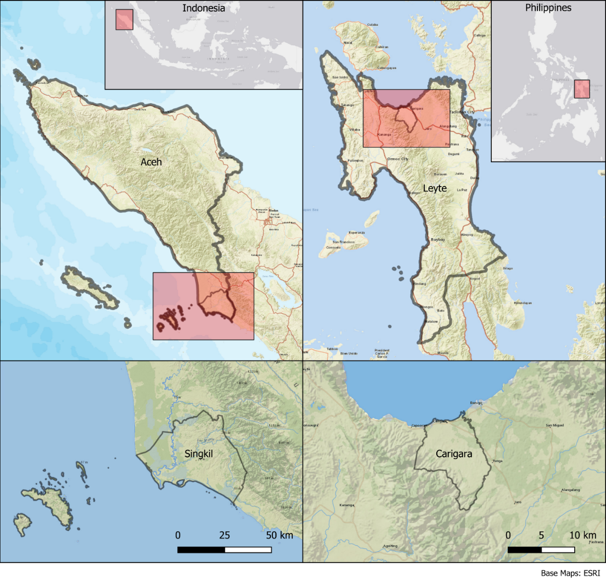 Comparing flood risk drivers and adaptation responses in Indonesia and ...