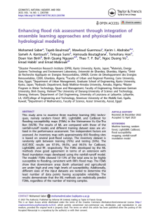 Enhancing flood risk assessment through integration of ensemble ...