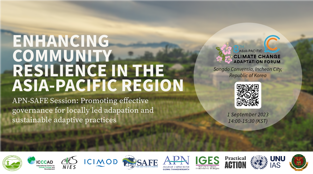 APN at the 8th Asia-Pacific Climate Change Adaptation (APAN) Forum ...