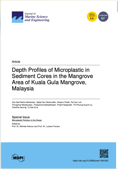 Depth Profiles of Microplastic in Sediment Cores in the Mangrove Area ...