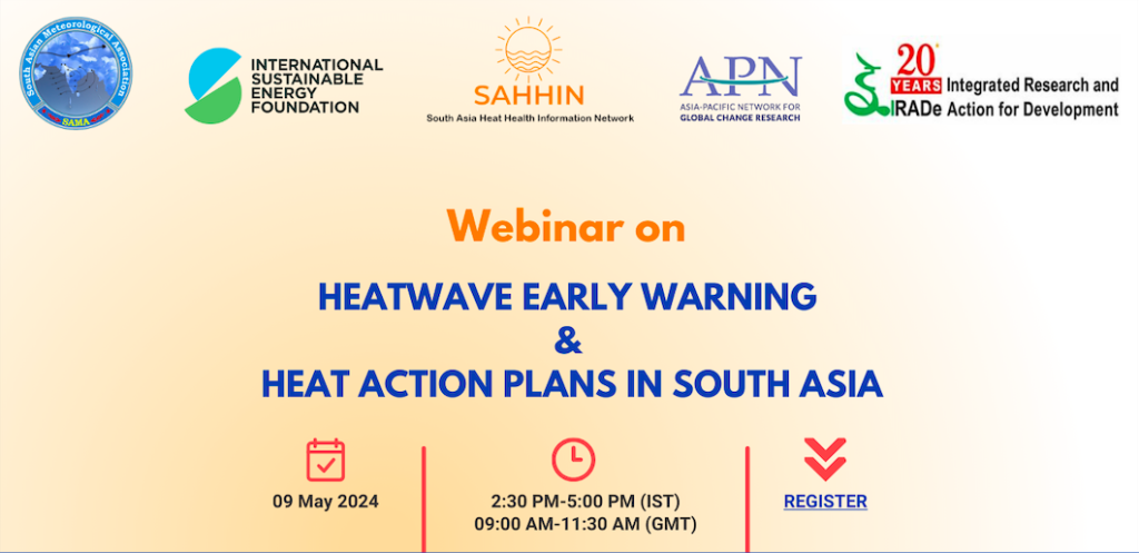 Heatwave Early Warning and Heat Action Plan in South Asia Webinar ...