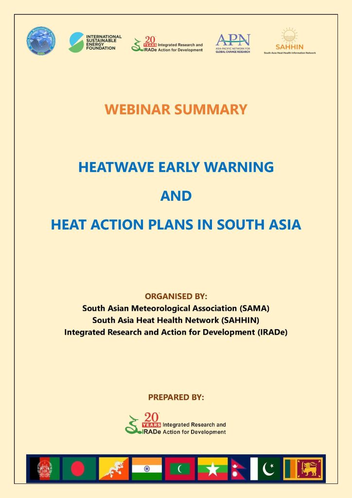 Webinar Summary: Heatwave Early Warning and Heat Action Plans in South ...