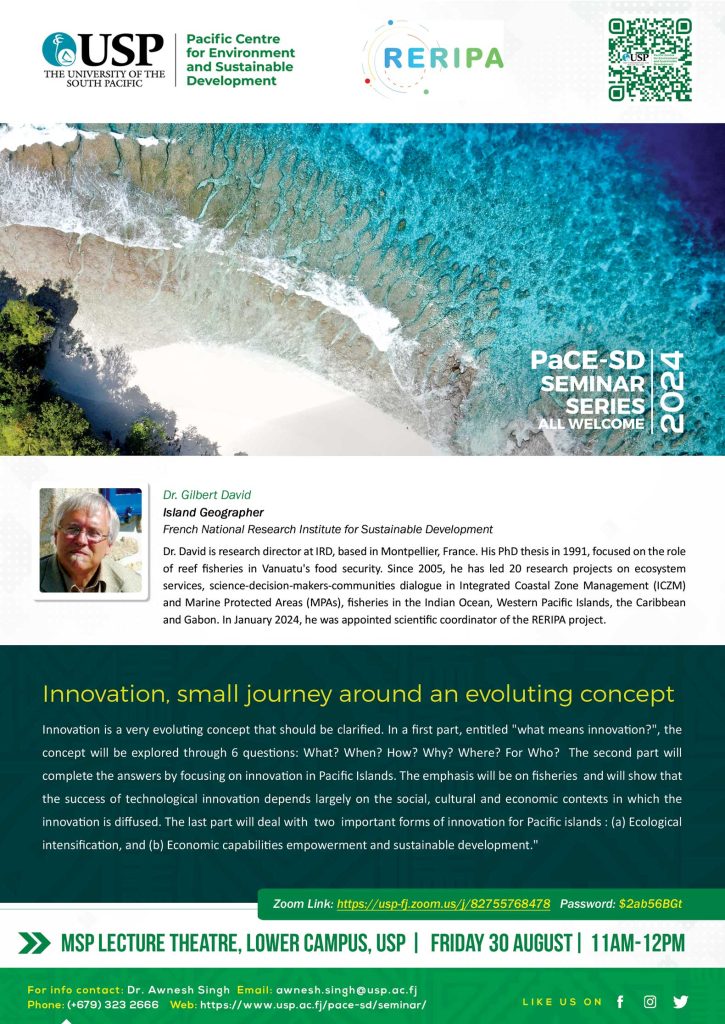 PaCE-SD Seminar Series: Innovation, Small Journey around an Evoluting ...