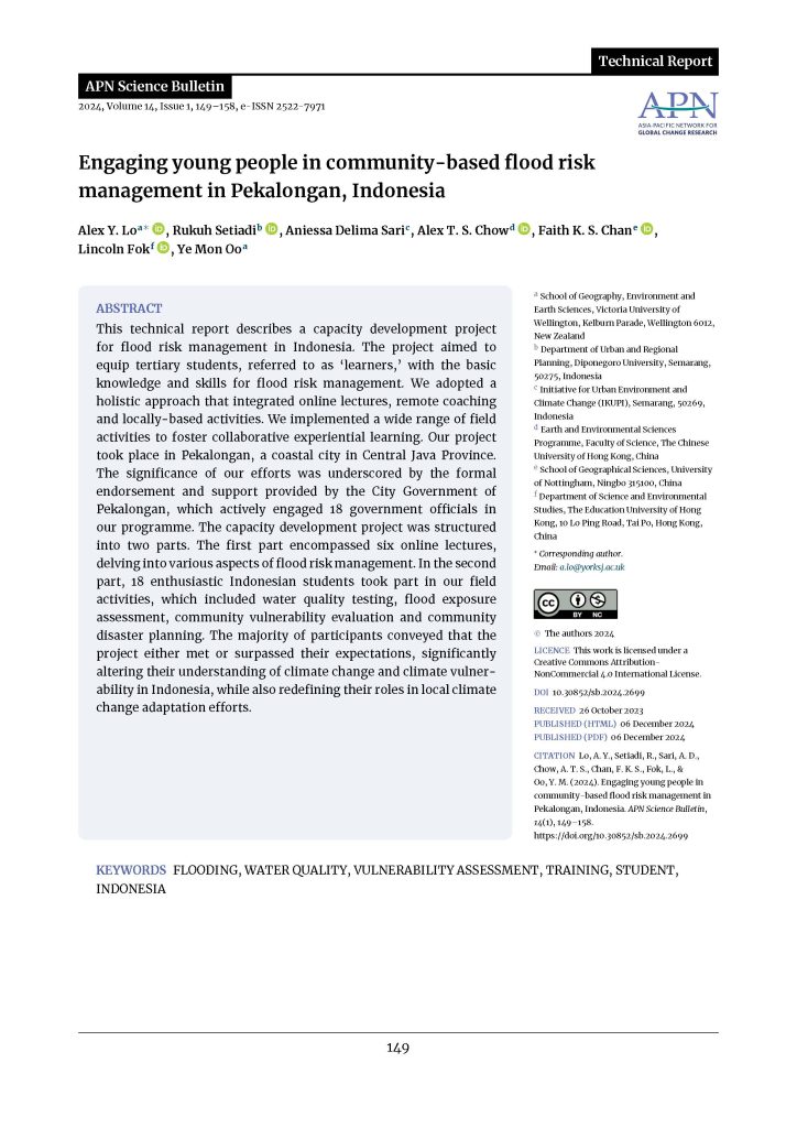 Engaging Young People in Community-based Flood Risk Management in ...
