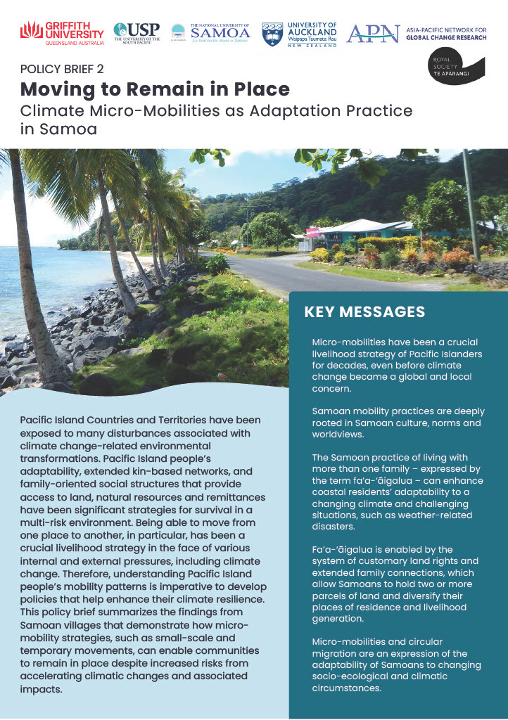 Moving to Remain in Place: Climate Micro-Mobilities as Adaptation ...